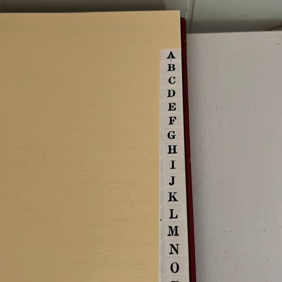 pomegranate | Office | New Vintage Hard Plastic Address Book Unused ...